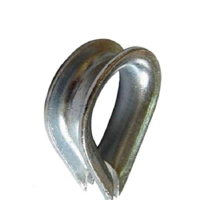 China Commercial Metal Rope Thimble Round Rope 6mm To 24mm For Chain Fittings for sale
