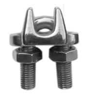 China Polished Wire Rope Clip US Type Stainless Steel Cable Clamps 3mm To 76mm for sale