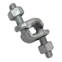 China Electric Galvanized Drop Forged Fist Grip Clip Cable Clamps For Wire Rope for sale