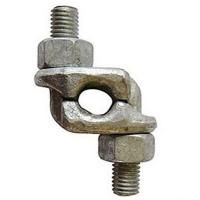 China Electric Galvanized Drop Forged Fist Grip Clip Cable Clamps For Wire Rope for sale