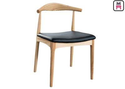 China Comfortable Commerical Wood And Upholstered Dining Chairs With Custom Color for sale