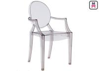 China Salon / Event Outdoor Restaurant Chairs , Modern Stackable Ghost Chairs for sale
