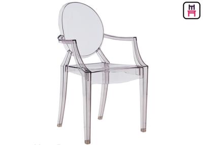China Salon / Event Outdoor Restaurant Chairs , Modern Stackable Ghost Chairs for sale