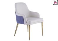 China Arm Stainless Steel Legs Bar Hotel Furniture Chairs With Luxury Leather Seats for sale