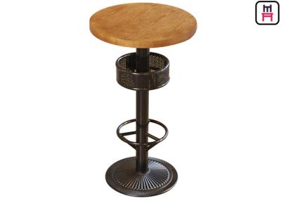China Bar Height Table With Storage , 24'' Diameter Round / Square Plywood Bar Table for sale