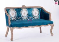 China Classical Carving Luxury Booth Bench Seating Solid Wood For Wedding for sale