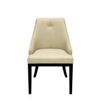 China Ergonomic Wood Restaurant Chair with Customizable Colors and Stainless Steel Accent for Commercial Dining for sale