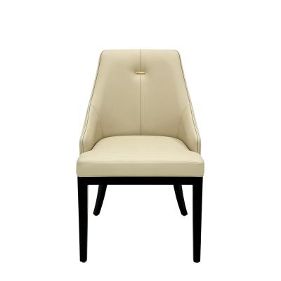 China Ergonomic Wood Restaurant Chair with Customizable Colors and Stainless Steel Accent for Commercial Dining for sale