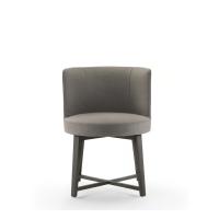 China Ergonomic X-Frame Wood Restaurant Chair with Solid White Ash Wood and Luxury Custom Options for sale