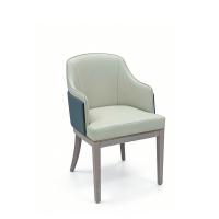 China Dual-Tone Wood Restaurant Chair | Luxury Custom Dining Chair for sale