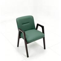 China Elegant Ash Wood Dining Chair with Premium Upholstery for sale