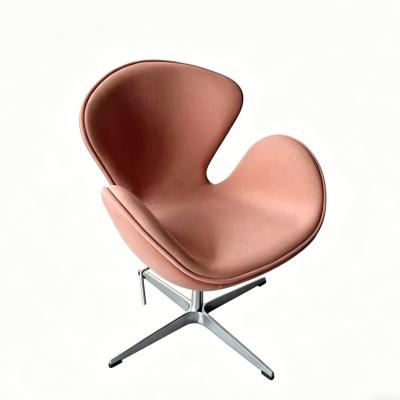 China Metal Restaurant Chair | Flower-Shaped Swivel Accent Chair for sale