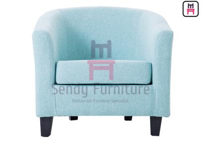China Leather / Fabric Upholstered Restaurant Booth Sofa High Density Foam For Restaurant for sale
