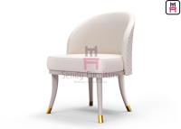 China Fully Upholstered Velvet Armrest Dining Chair with Hardware Fitting for sale