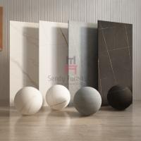 China Dia 80cm Sintered Stone Table Top Scratch Proof SGS White Black Gray Ivory for sale