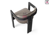 China Integrated Cushion Ash Wood Chair W 57cm Electroplating Feet For Hotel for sale