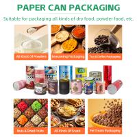 China 53mm -177mm Diameter Food Paper Cans Packaging for Protein Powder Tea Coffee for sale