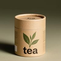 China 100% Degradable Cylindrical Paper Tube Box Light Shielding Tea Tube Packaging for sale