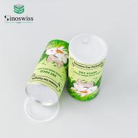China Airtight Barrier Pet Food Paper Cans Packaging Moisture Proof Paper Tube With Lids for sale