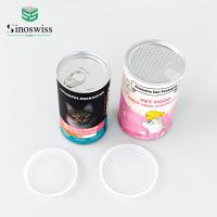 China Empty Dog Cat Pet Snacks Paper Cans Packaging Food Grade Cardboard Tube Container for sale