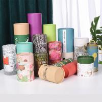 China OEM Biodegradable Cylindrical Paper Container Cardboard Push Up Tubes For Skincare for sale