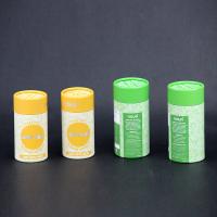 China OEM Biodegradable Cylindrical Paper Container Cardboard Push Up Tubes For Skincare for sale