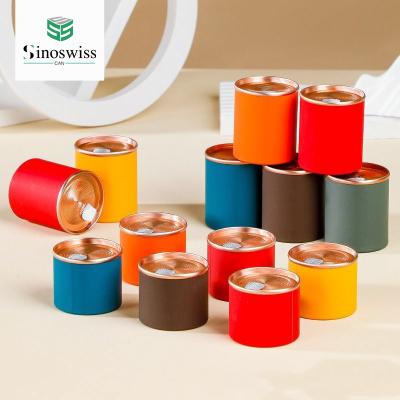 China OEM Color Cylinder Tea Paper Cans Cardboard Tube Packaging for Candy Cookie for sale
