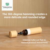 China Recyclable Smooth Surface Paper Tube Box , Cardboard Cylinder Boxes For Perfume for sale
