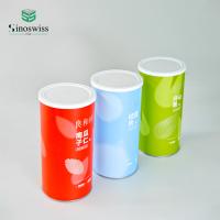 China Sealing Lid Paper Cans Packaging Airtight Odor Proof Food Cylinder Tube Box for sale