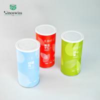 China Sealing Lid Paper Cans Packaging Airtight Odor Proof Food Cylinder Tube Box for sale