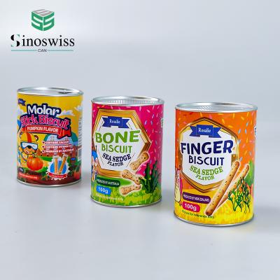China OEM Food Paper Cans Packaging Moisture Proof Cylindrical Paper Tube Anti Squeezing for sale