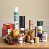 China Customizable High Density Paper Tubes Packaging Food Grade Cardboard Cylinders With Lids for sale