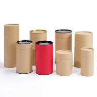 China Sealed Paper Tube Containers Food Safe Moisture Proof Round Cardboard Cylinders for sale