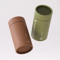 China Food Safe Paper Tubes Packaging High Strength Custom Printed Paper Canister Packaging for sale