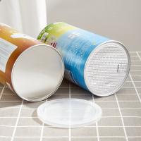 China Leakproof Food Paper Cans Packaging Protein Powder Cardboard Canisters Customizable for sale