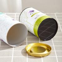 China Recyclable Empty Coffee Paper Cans Packaging With Airtight Lid Custom Sizes for sale