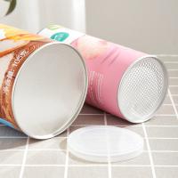 China Aluminum Foil Paper Cans Packaging Airtight Dried Fruit Nuts Paperboard Canister for sale