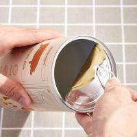 China Empty Packaging Snack Food Paper Cans Custom Label Lightweight Paper Cylinder Box for sale