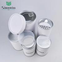 China OEM ODM Airtight Seal Food Paper Cans Packaging Cylinder Box For Snack Nut Storage for sale