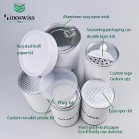 China 53mm -177mm Diameter Food Paper Cans Packaging for Protein Powder Tea Coffee for sale