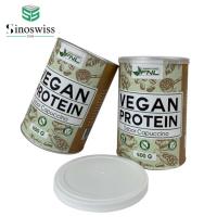 China OEM Logo Recyclable Cylinder Coffee Paper Cans , Packaging Tube Box For Coffee for sale