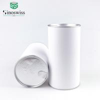 China Eco Kraft Spice Paper Tubes Seasoning Custom Logo Cylinder Containers For Salt Sugar for sale