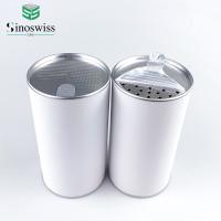 China Eco Kraft Spice Paper Tubes Seasoning Custom Logo Cylinder Containers For Salt Sugar for sale