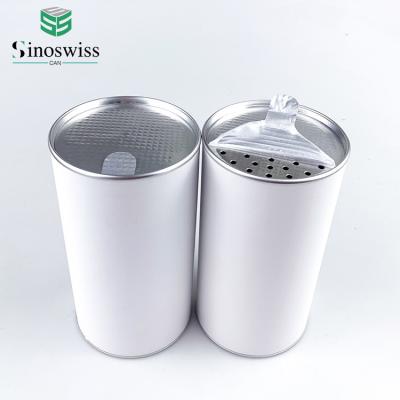 China Eco Kraft Spice Paper Tubes Seasoning Custom Logo Cylinder Containers For Salt Sugar for sale