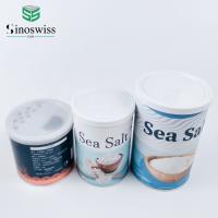 China Custom Paper Tube Packaging Food Grade Airtight Lid Salt Spice Paper Packaging Can for sale