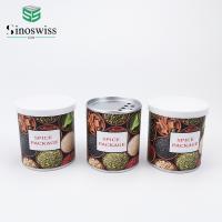 China Reusable Cardboard Tubes For Packaging Salt Sesame Sugar Spice Paper Container for sale
