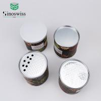 China Reusable Cardboard Tubes For Packaging Salt Sesame Sugar Spice Paper Container for sale