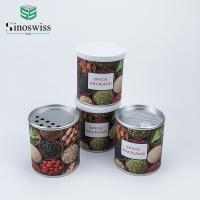 China Reusable Cardboard Tubes For Packaging Salt Sesame Sugar Spice Paper Container for sale