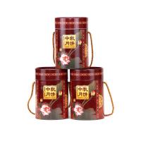 China OEM Christmas Paper Tube Gift Box Packaging Tea Kraft Tube Packaging With Handle for sale