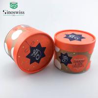 China Luxury Circular Paper Tube Gift Box Food Grade Kraft Paper Tube Candy Containers for sale